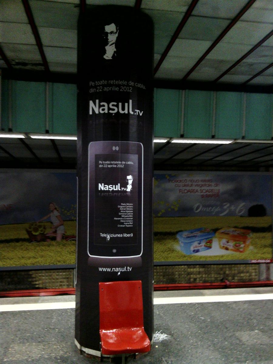Ati vazut afisul NASUL TV la metrou? - Nasul.tv